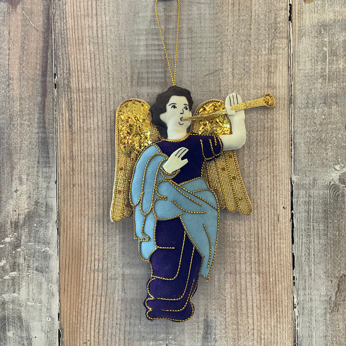 Fanfare Angel in Purple – The Shop at King's College, Cambridge