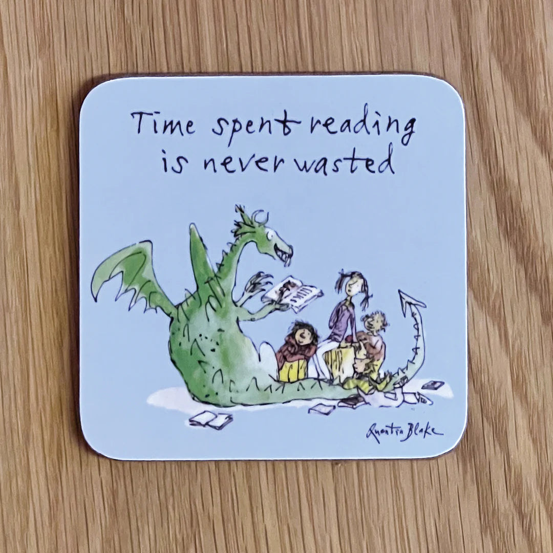 Time Spent Reading is Never Wasted Coaster – The Shop at King's College ...