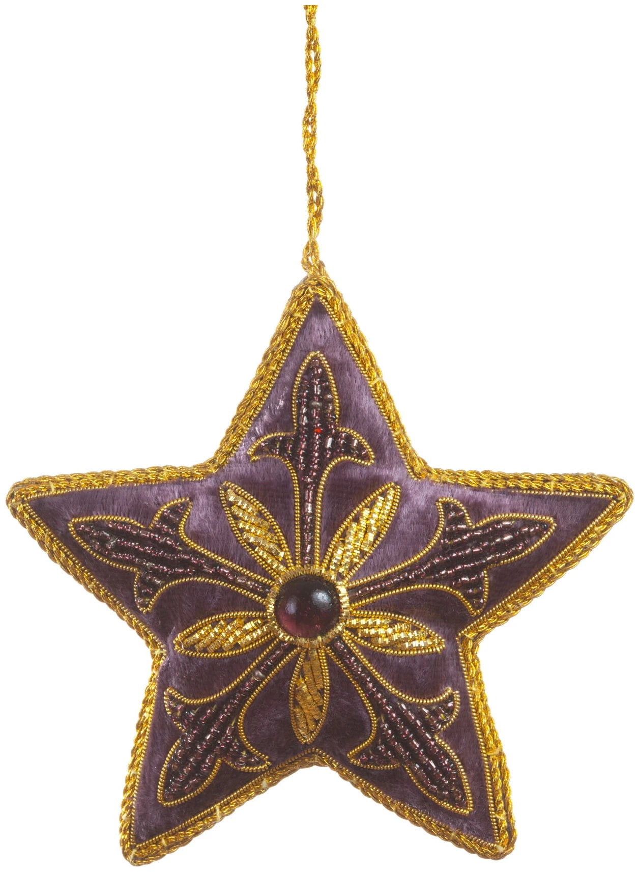 Light Purple Star with Beads – The Shop at King's College, Cambridge